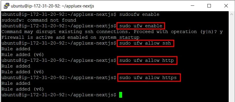 Deploy a Nextjs application using ubuntu and nginx in AWS-EC2 | Appluex